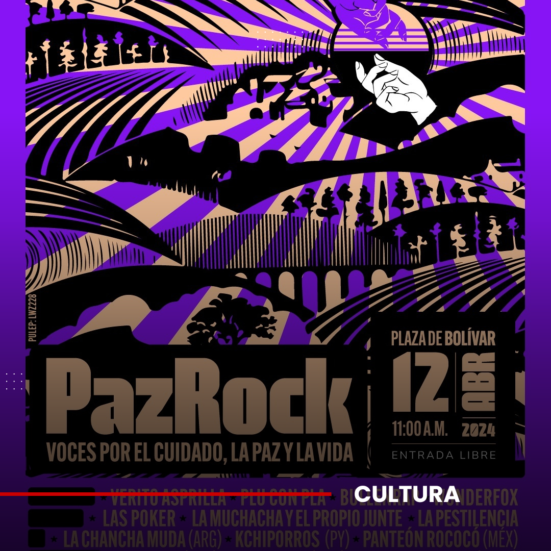 Bogotá se prepará para la primera edición de Paz Rock en la Plaza de ...